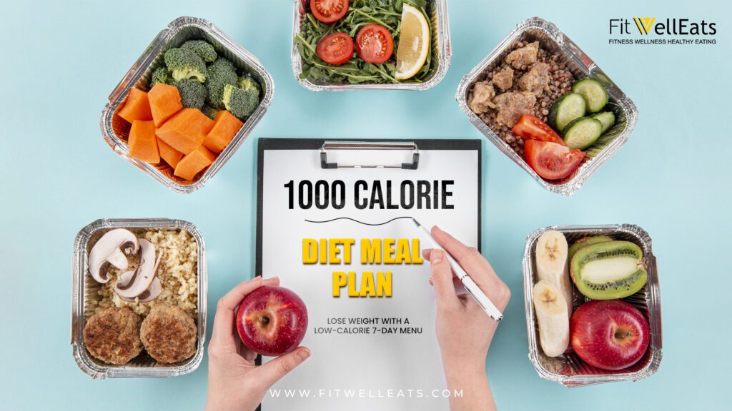 1000 Calorie Diet Meal Plan: Lose Weight with a Low-Calorie 7-Day Menu ...